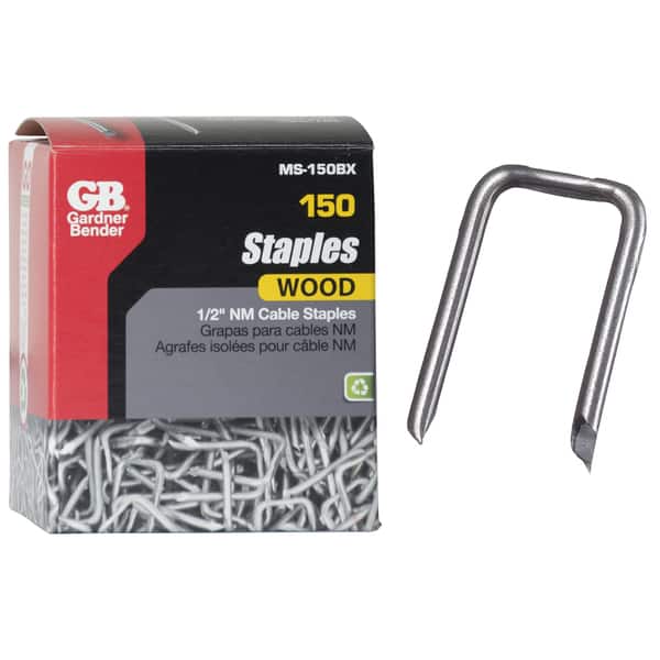 GB Gardner Bender MS-150BX 1/2" Cable Staples 150-count - Bed Bath ...