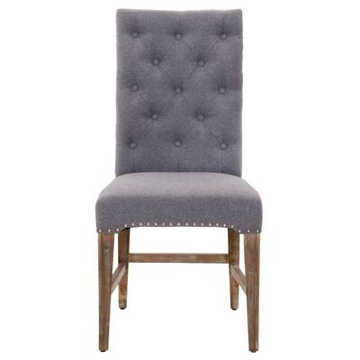 Gray Manor Benjamin Grey Dining Chair (Set of 2) - Overstock - 11951112