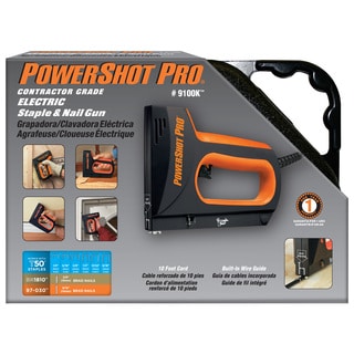 Arrow Fastener 9100K Powershot 9100 Contractor Grade Electric Staple ...