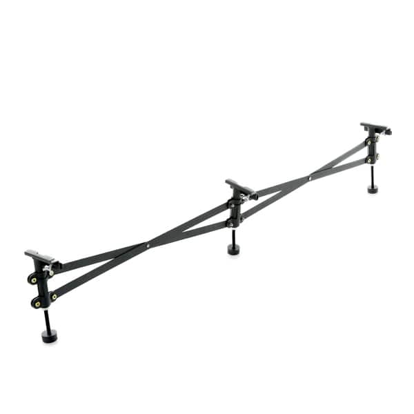 Black Steel Adjustable Center Support System Bed Frame by Brookside ...