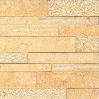 Ambre Stone Random Linear Mosaic Tile (Pack of 10 Sheets) - Bed Bath ...