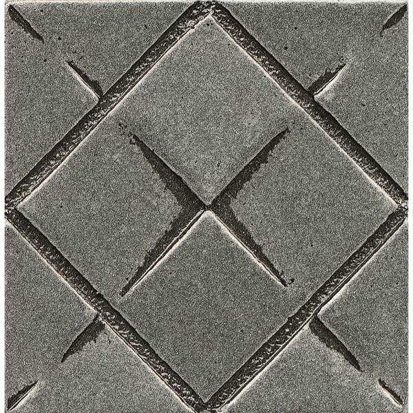 Bedrosians Matterix City Pewter Matte Metal Resin Tile (1 Piece) - Bed ...