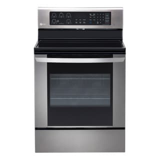LG LRE3061ST Stainless Steel 6.3 cu. ft. Single Oven Electric Range ...