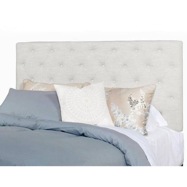Progressive Tyler Ivory Fabric Tufted Headboard/Bed - Bed Bath & Beyond ...