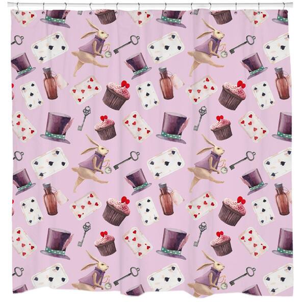Sharp Shirter Alice in Wonderland Shower Curtain - Bed Bath & Beyond ...
