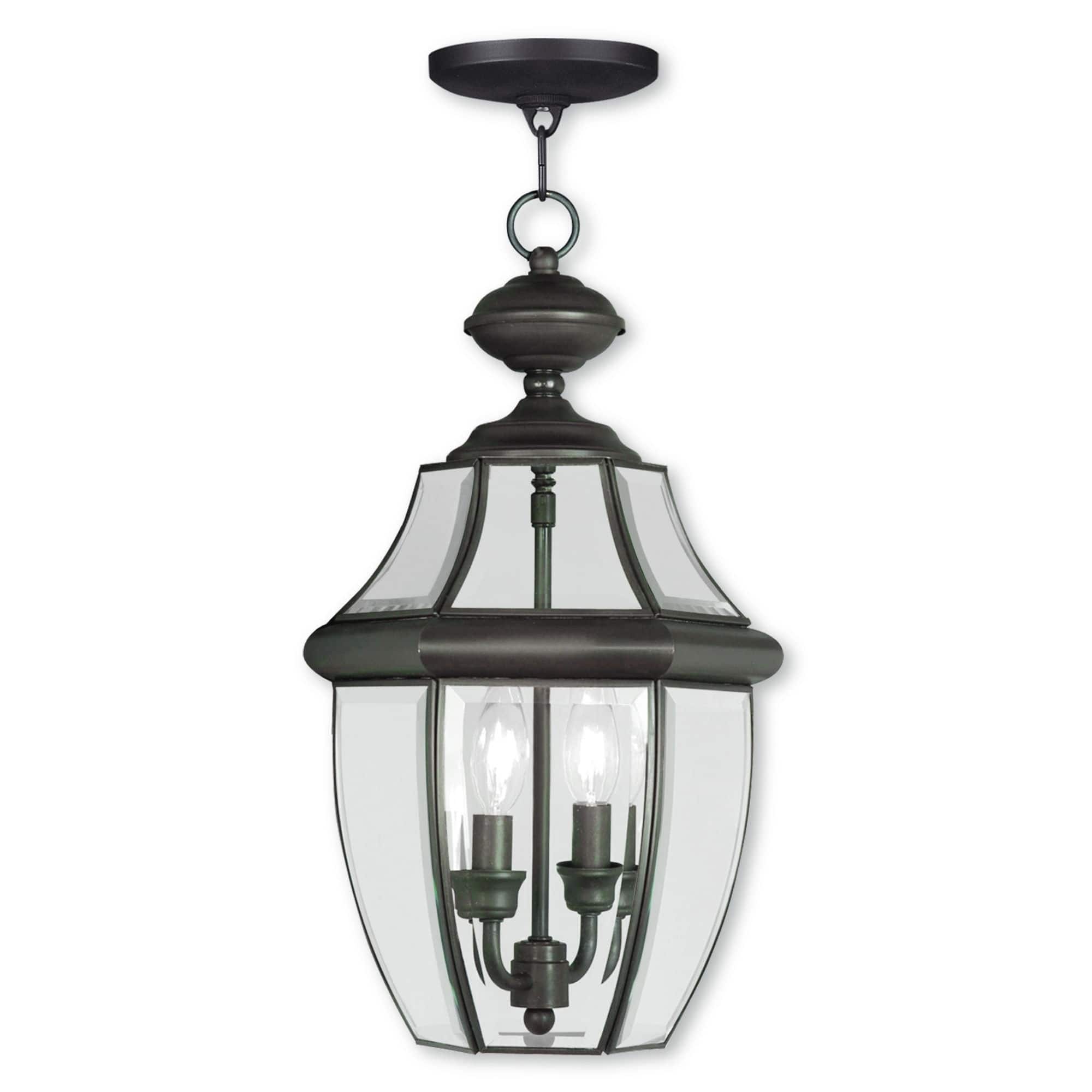 Livex Lighting Monterey Bronze 2-light Outdoor Chain Lantern - Bed Bath ...