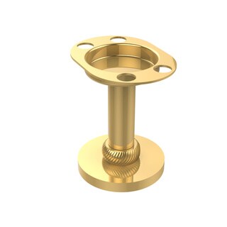 Allied Brass Clear Brass Vanity Top Tumbler and Toothbrush Holder - Bed ...