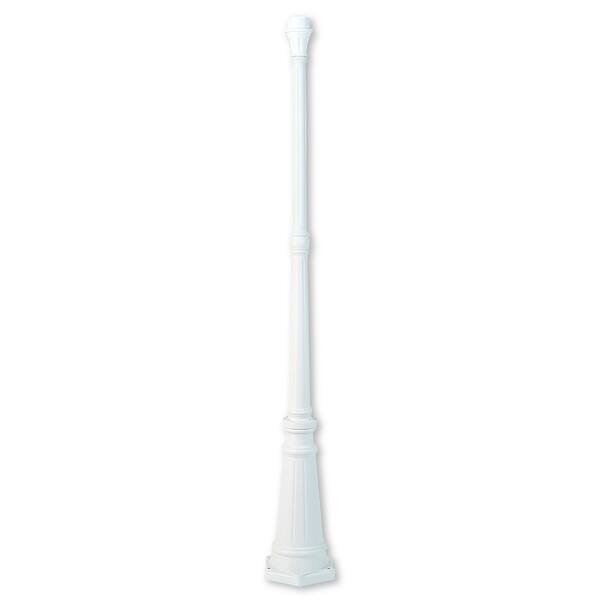 Livex Lighting White Cast Aluminum Outdoor Post - Bed Bath & Beyond ...