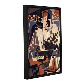 Gris Juan's 'Harlequin with a Guitar,1917' Gallery Wrapped Floater ...