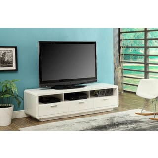 Randell White MDF TV Stand - Bed Bath & Beyond - 12021404