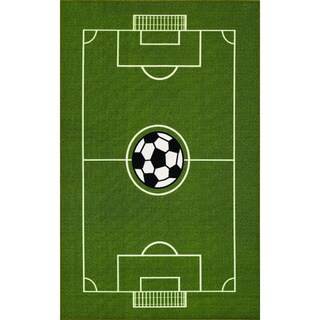 Kids Sports Green Soccer Rug - Bed Bath & Beyond - 12021797