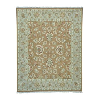Soumak Flat Weave Mahal Design Hand-woven Oriental Rug (8' x 10'1 ...