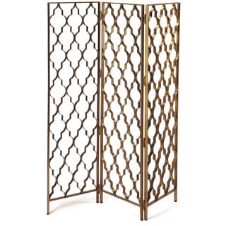 Butler Vala Antique Gold Screen Divider - Bed Bath & Beyond - 12027519