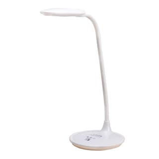Tensor White Plastic 16.50-inch 1-light LED Dimmable Magnifier Desk ...
