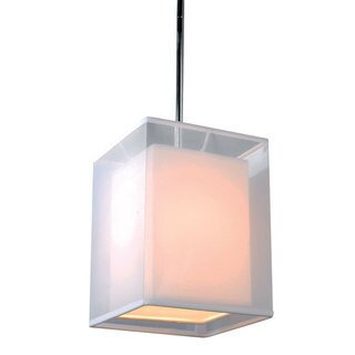 Bromi Design Phoenix Metal/Acrylic 1-light Square Pendant - Bed Bath ...