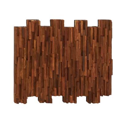 Brown Wood 28-inch x 24-inch Wall Panel - Overstock - 12051120