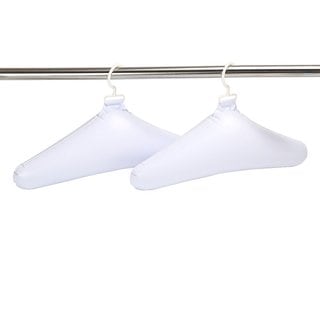 Inflatable Travel Clothes Hanger - Lightweight Easy-On Closets ...