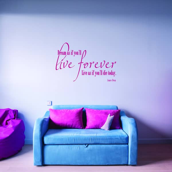 Style and Apply 'Live Forever ' Quotes and Sayings Vinyl Decal Sticker ...