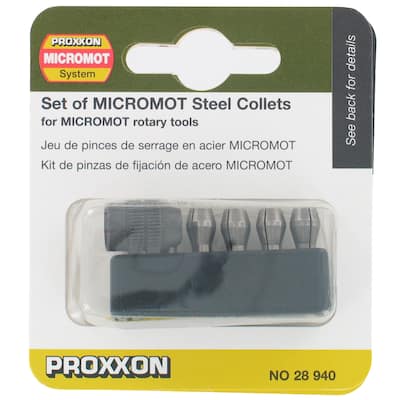 Proxxon 28940 6-count Micromot Steel Collet Set - Overstock - 12074950