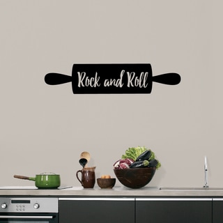 Rock and Roll Rolling Pin' 36 x 8-inch Kitchen Wall Decal - Bed Bath ...