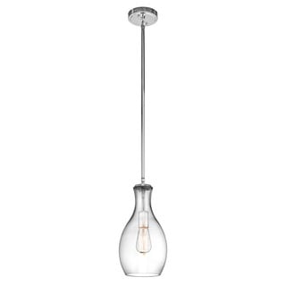 Kichler Lighting Everly Collection 1-light Chrome Pendant 7 inch ...