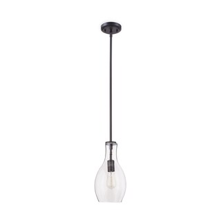 Kichler Lighting Everly Collection 1-light Olde Bronze Pendant 7 inch ...