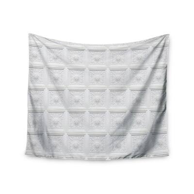 KESS InHouse KESS Original 'Palace Ceiling Tiles' White Abstract 51x60 ...