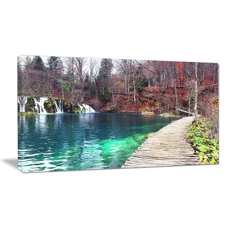 Plitvice Lakes National Lark -Landscape Photography Canvas Print - Blue ...