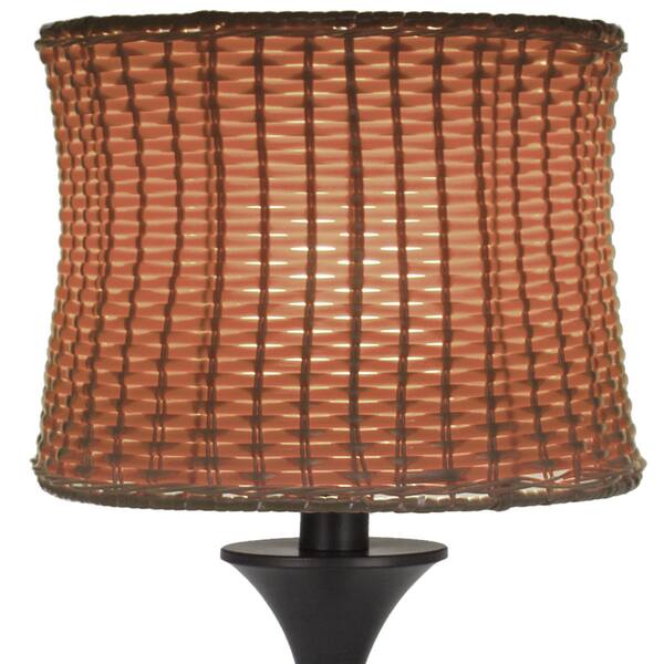 Pocologan Brown 25.25-inch Outdoor Table Lamp by Havenside Home - 12.5L ...