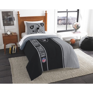 The Northwest Company Official NFL Oakland Raiders Twin Applique 2 ...