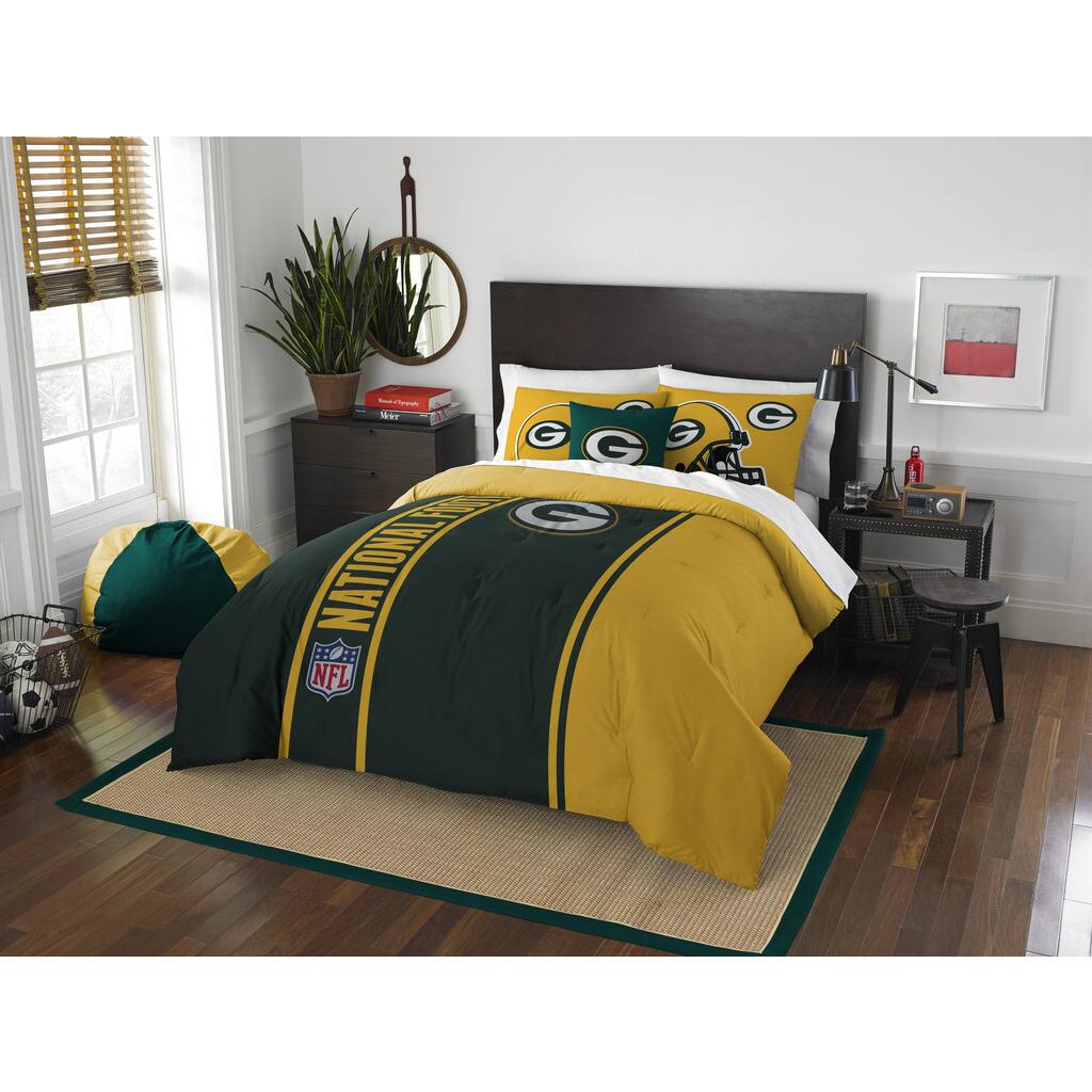 The Northwest Company Official NFL Green Bay Packers Full Applique 3 ...