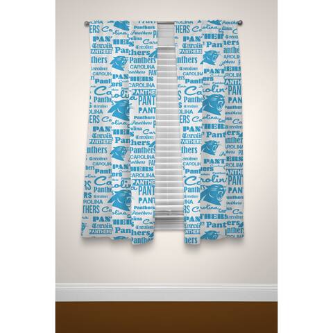 The Northwest Company NFL Panthers Curtain Panel Pair - Overstock ...