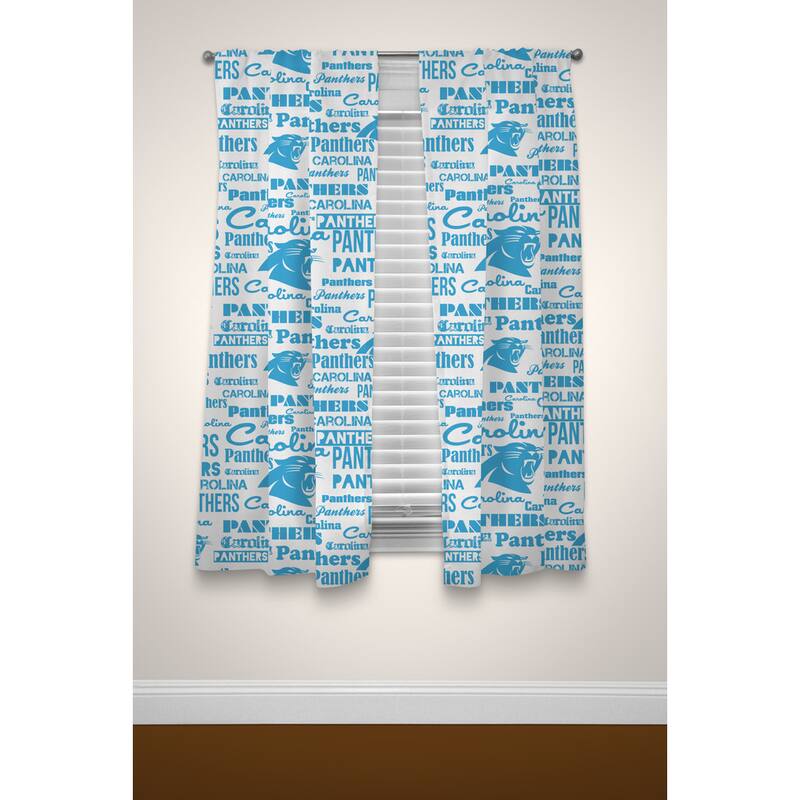 The Northwest Company NFL Panthers Curtain Panel Pair - Overstock ...