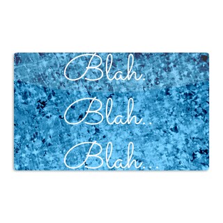 KESS InHouse Ebi Emporium 'Blah Blah Blah' Blue Glitter Artistic ...