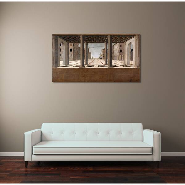 Francesco di Giorgio Martini 'Architectural Veduta' Gallery-wrapped ...