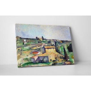 Classic Masters Paul Cezanne 'Fields At Bellevue' Gallery Wrapped ...