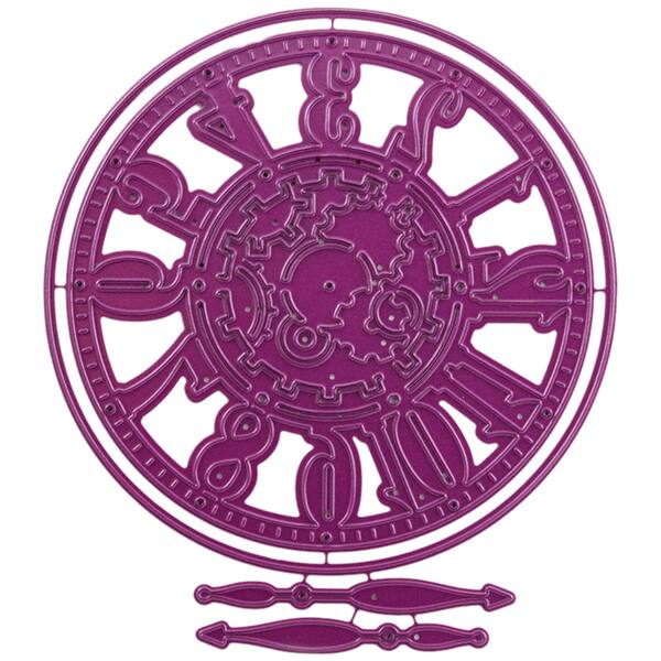 Cheery Lynn Designs Steampunk Die Clock W/ Angel Wing, 4" - Bed Bath ...