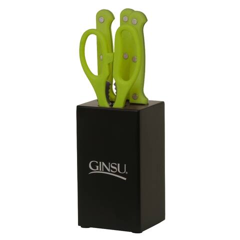 Ginsu Essential Series 5-Pc Stainless Steel Serrated Knife Set ...