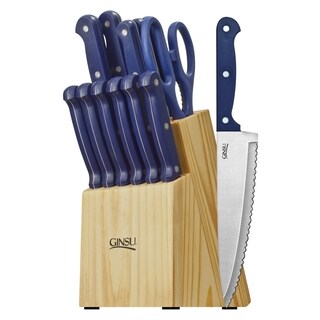 Ginsu Essential Series 14-Piece Stainless Steel Serrated Knife Set ...
