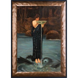 John William Waterhouse 'Circe Invidiosa, 1892' Hand Painted Framed ...