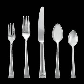 Lenox Federal Platinum Silver Stainless Steel Flatware 5-piece Place Set - Bed Bath & Beyond ...