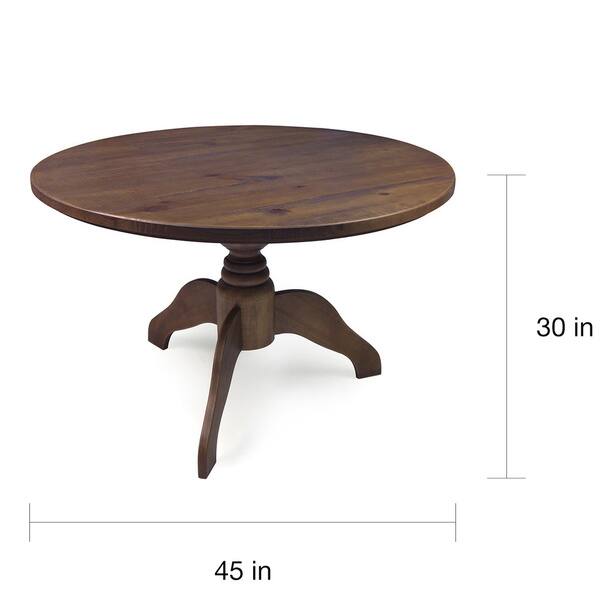 Artefama Class Rustic Cinnamon 45-inch Round Dining Table - Bed Bath ...