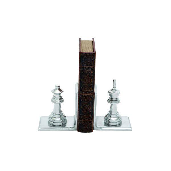 Aluminum 5-inch x 5-inch Chess Bookends - Bed Bath & Beyond - 12179410