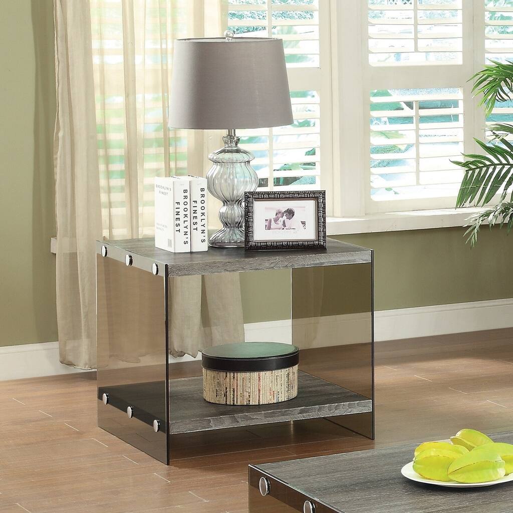 Coaster Company End Table with Glass Sides - Overstock - 12179416