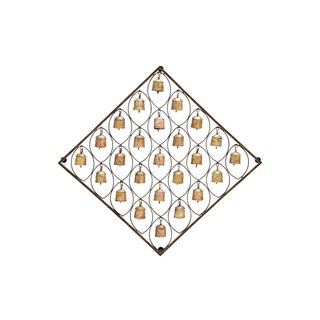 Brass-Finish Iron 24-inch x 24-inch Bell Plaque - Bed Bath & Beyond ...