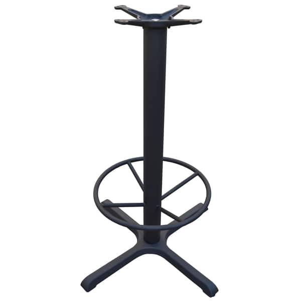 JI Bases 30 x 30-inch 4-prong Cast Iron Bar Height Table Base; 4-inch ...
