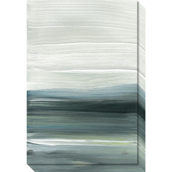 Shop Canvas Art Gallery Wrap Silver Silence Opal Sky By Joan Davis