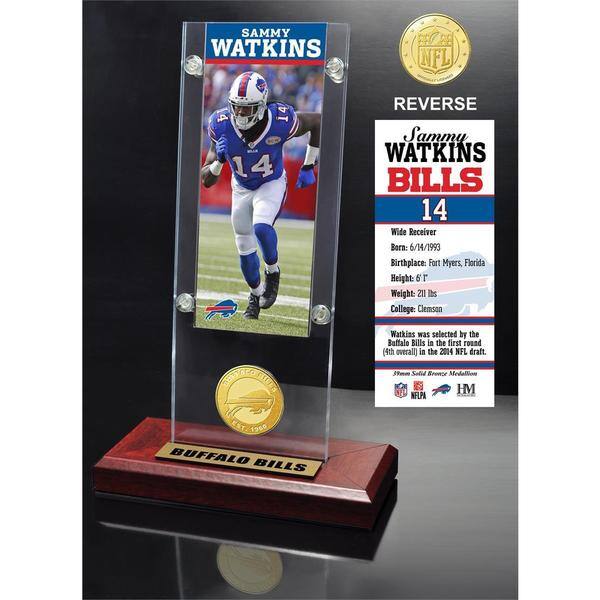 Sammy Watkins Ticket & Bronze Coin Ticket Acrylic - Multi-color - Bed ...