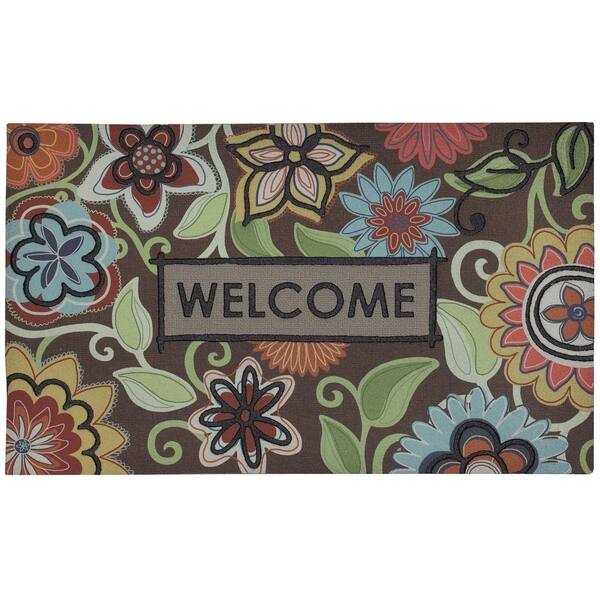 Mohawk Home Doorscapes Flowers Of Youth (1'6 x 2'6) - 1'6" x 2'6" - Bed ...