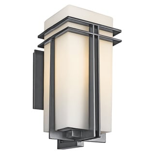 Kichler Lighting Tremillo Collection 1-light Black Outdoor Wall Lantern ...